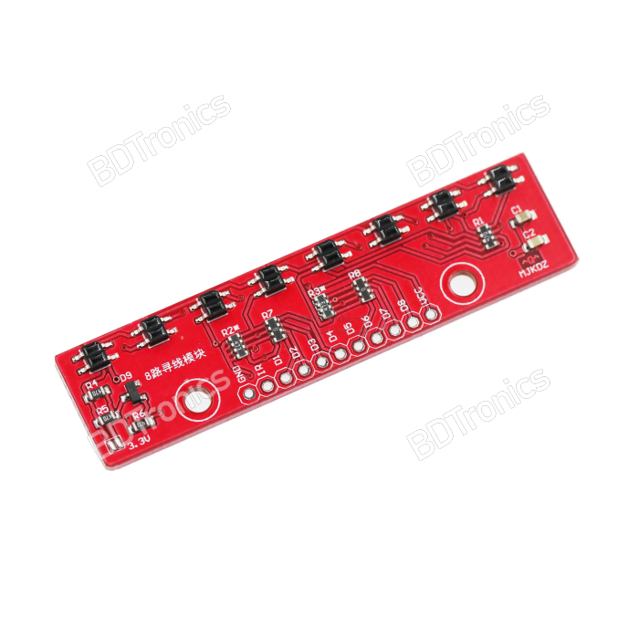 8 Channel IR Tracking Sensor Module Infrared Line Tracker For Arduino