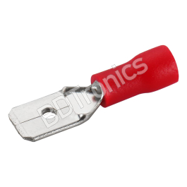 MDD 1.25-250 Spade Connector Insulated Spade Terminal Connector - Red ...