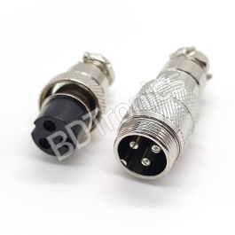 GX16 Plug 3 Pin Male Female Aviation Connector Dual Ports in Bangladesh