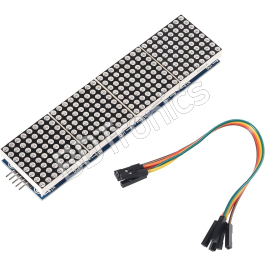 MAX7219 4 Channel Dot Matrix LED Display Panel Module (Red Color) price ...