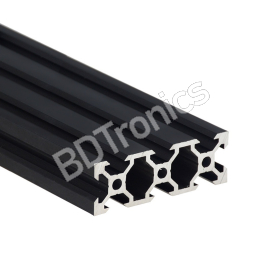 2060 V-Slot Aluminium Profile 1500mm Length (Black Anodized) for 3D ...