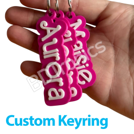 Custom Key Chain Key Ring with Text (3D Printed) in Bangladesh
