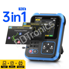 FNIRSI DSO-TC3 3-in-1 Portable Digital Oscilloscope, Signal Generator ...