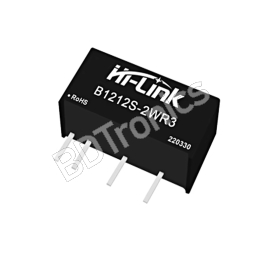 B1212S-2WR3 Isolated Switching Power Supply Hi-Link 12VDC to 12VDC 2W ...