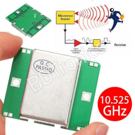 HB100 Microwave Sensor 10.525GHz Doppler Radar Motion Detector Arduino ...