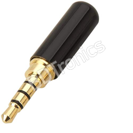 4 Pole 3.5mm Male Repair Headphone Jack Plug Metal Audio Soldering ...