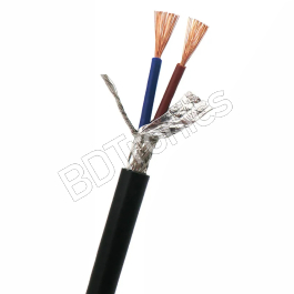 2 Cores RVVP Double Shielded Cable for Spindle Motor CNC Machine Parts ...