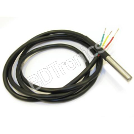 DS18B20 Waterproof Digital Temperature Sensor Probe with 1 Meter Cable ...