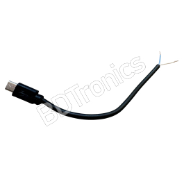 Micro USB Male Connector with Cable Charging Port 100mm Pigtail Cable ...