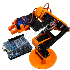 6 DOF Robotic Arm Fully Assembled Plug-n-Play (Arduino Compatible ...