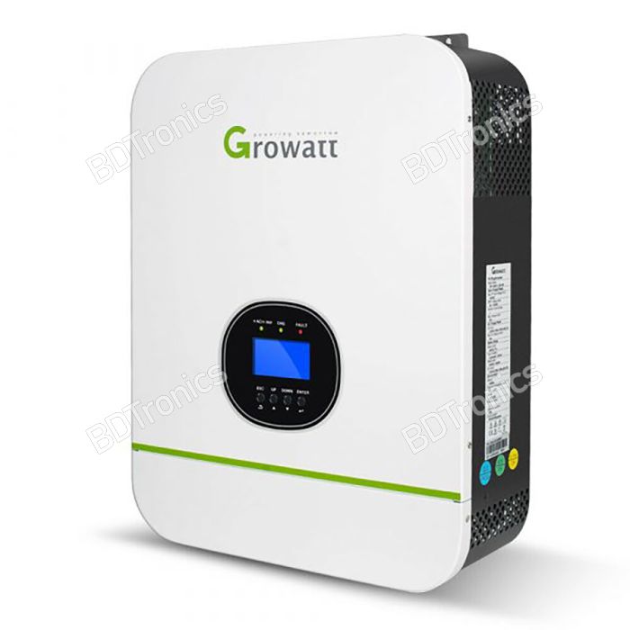 GROWATT SPF 3000TL 24V 3KW WiFi Off Grid Intelligent Pure Sine Wave Solar Inverter UPS MPPT ...