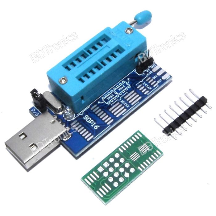 Ch341a 24 25 Series Eeprom Spi Flash Bios Usb Programmer Burner