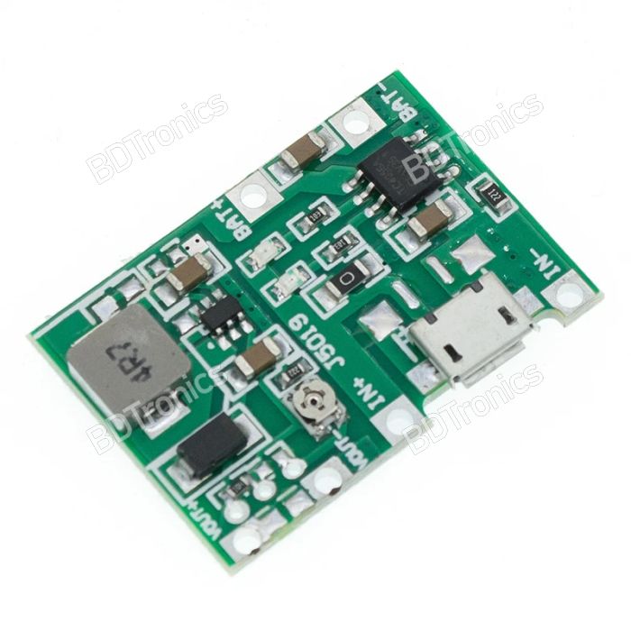 4.2V Lithium Li-ion 18650 Battery Charger Board DC-DC Step Up Boost ...