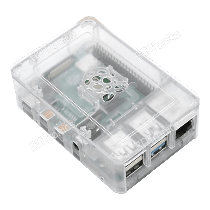 Transparent ABS Plastic Case for Raspberry Pi 4 in Bangladesh