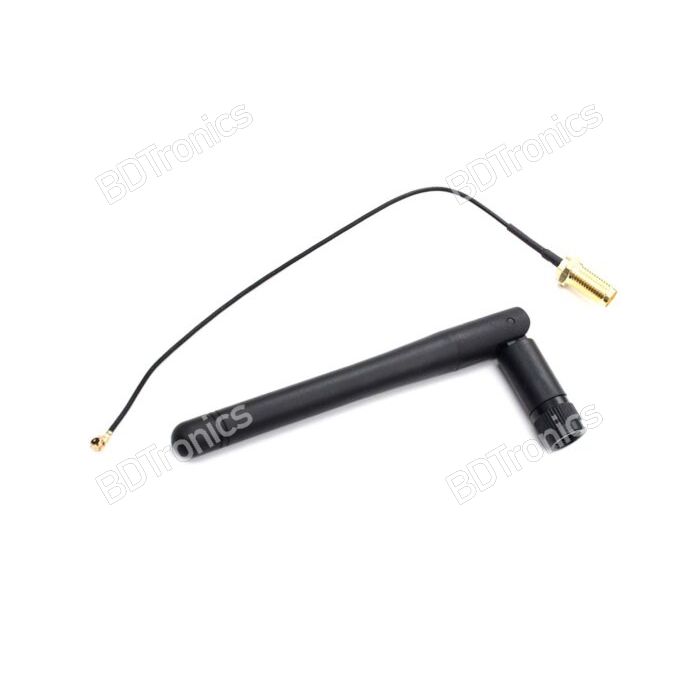 2 4ghz 3db Wifi Antenna With Sma Ipx Connector For Esp32 Esp32 Cam