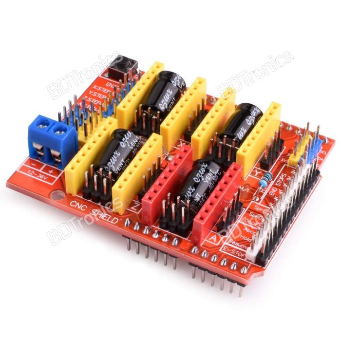 Arduino CNC Shield GRBL Controller V3 Expansion Board with 4pcs A4988 Driver in Bangladesh