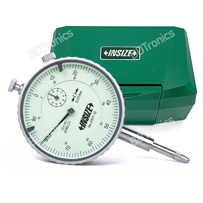 Insize Professional Dial Indicator 10mm Resolution 0.01mm in Bangladesh