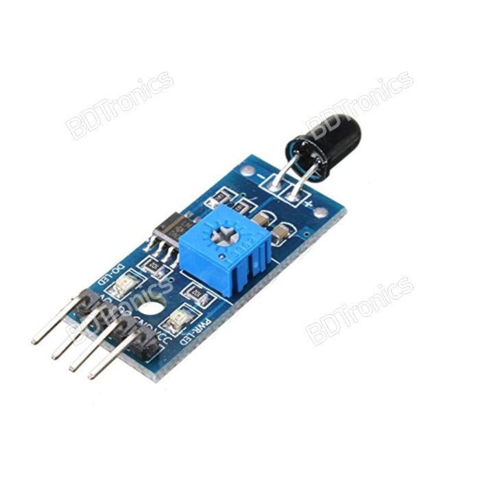 Ir Infrared 4 Wire Flame Detection Module Sensor In Bangladesh