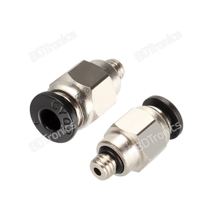 PC4-M5 Pneumatic Connectors Straight Air Fittings For Teflon Tube 4mm ...