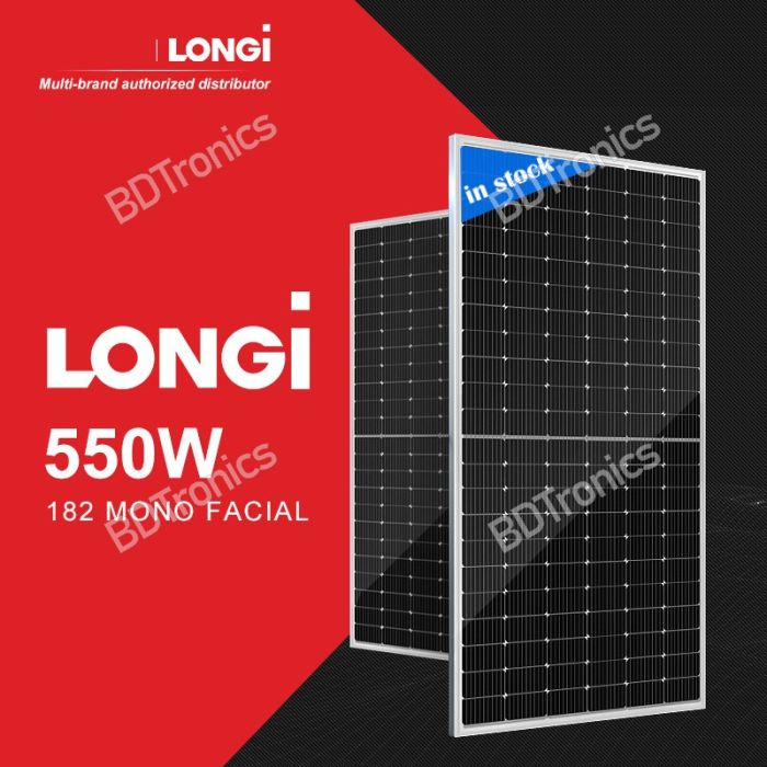 Longi 550W Half Cut Monocrystalline PV Solar Panel in Bangladesh