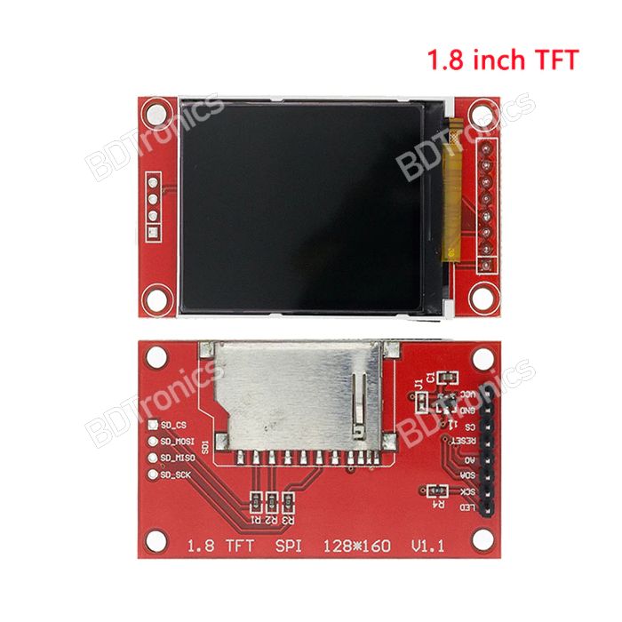Tft Display 1 8 Inch Ips Spi Hd 65k Tft Full Color Lcd Module St7735