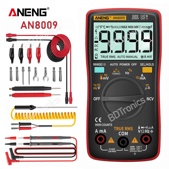 ANENG AN8009 PRO True RMS Digital Multimeter price in BD ANENG AN8009 PRO True RMS Digital Multimeter price in BD