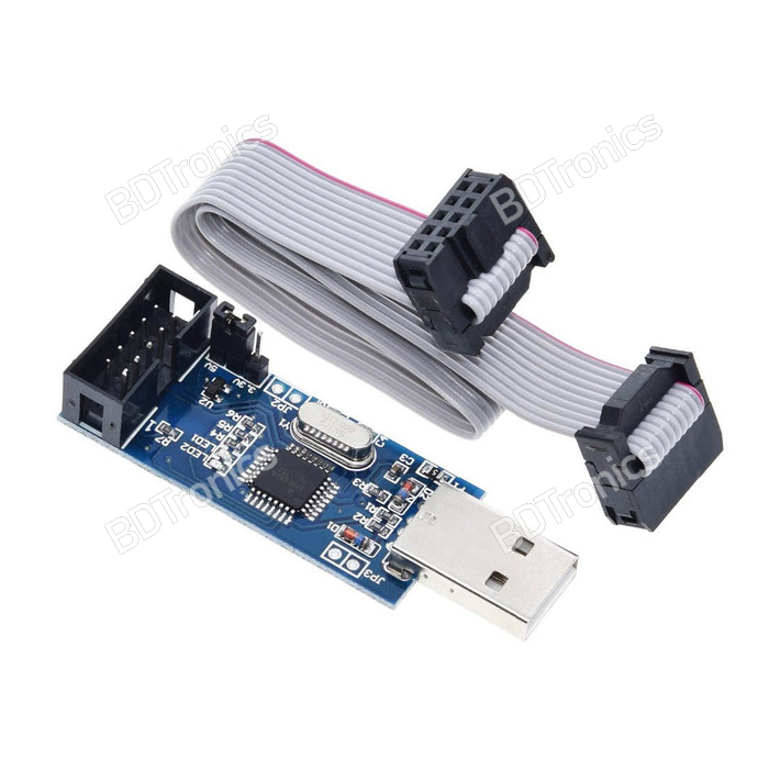 USBASP AVR Programmer Board for ATMEL ATMega ATTiny 51 Chips ISP ...