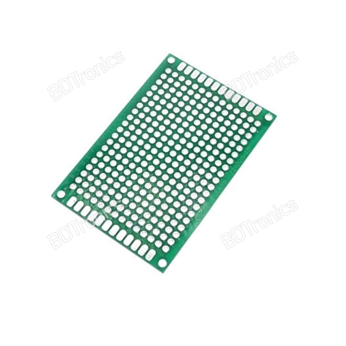 Double-Sided FR-4 PCB Prototype Board - 4x6 cm price in BD