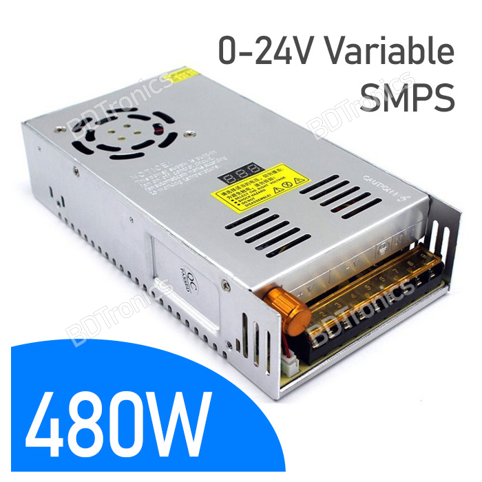 High Quality 0V-24VDC 20A 480W Variable Switching Power Supply Digital ...