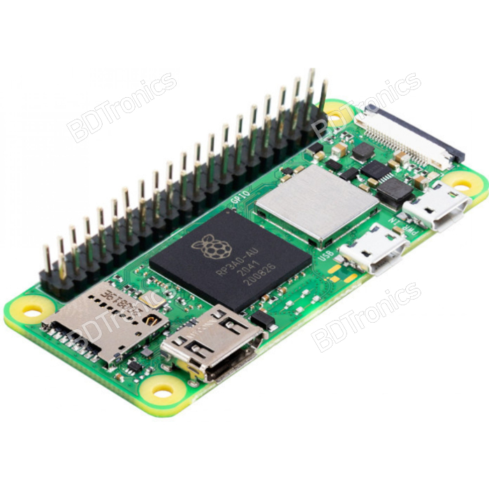 Raspberry Pi Zero 2 WH with WiFi Bluetooth Pre-soldered 40-pin GPIO ...