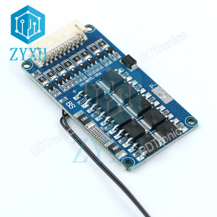 8S 25A Lithium Iron Phosphate LiFePO4 BMS Circuit Board with Balancer ...