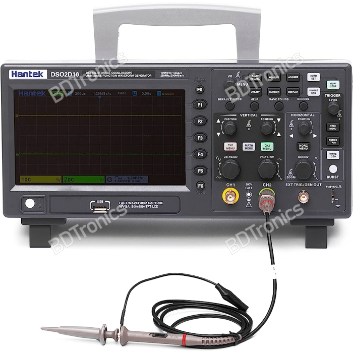 Hantek DSO2D10 100MHz 2-Channels Digital Oscilloscope DSO with Signal ...