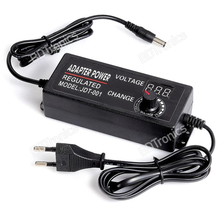 Adjustable 3-12V 5A DC Power Supply Adapter with Display price in BD