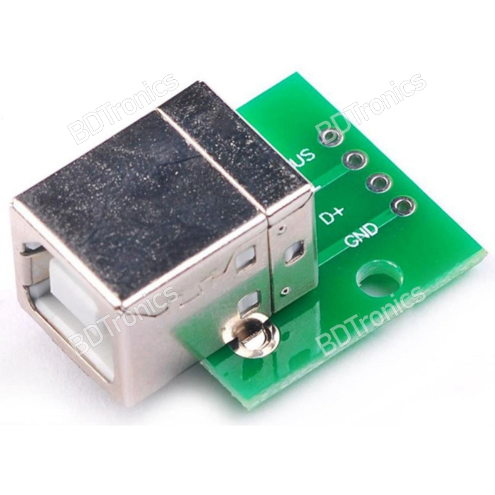 USB Type B Female to Breadboard Adapter & PCB 2.54mm DIP 4P price in BD