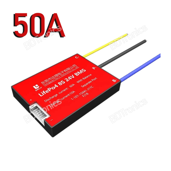 DALY BMS 8S 24V 50A wtih Balance for Lithium Iron Phosphate LiFePO4 ...