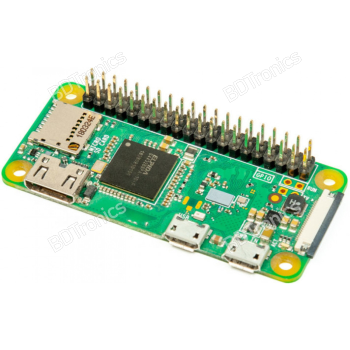 Raspberry Pi Zero WH with WiFi Bluetooth Pre-soldered 40-pin GPIO ...