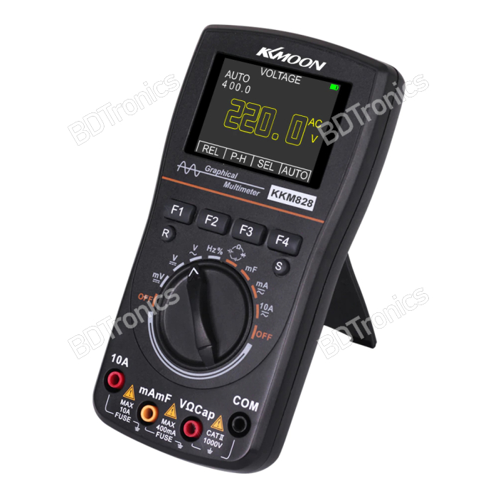ET828 2-in-1 Portable Oscilloscope + Multimeter with 2.4 Inches Color ...