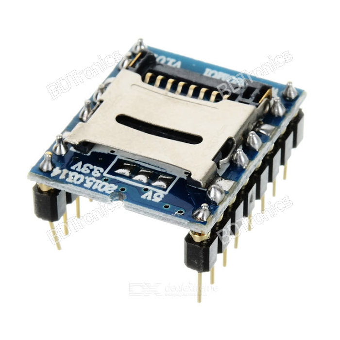 WTV020M01 WTV020-SD Sound Module SD Card Voice Module MP3 Audio Player ...