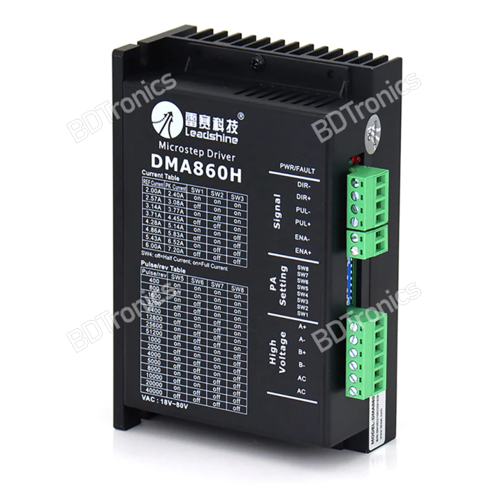 Leadshine DM860H DSP High Current 7.2A Stepper Motor Driver Controller ...