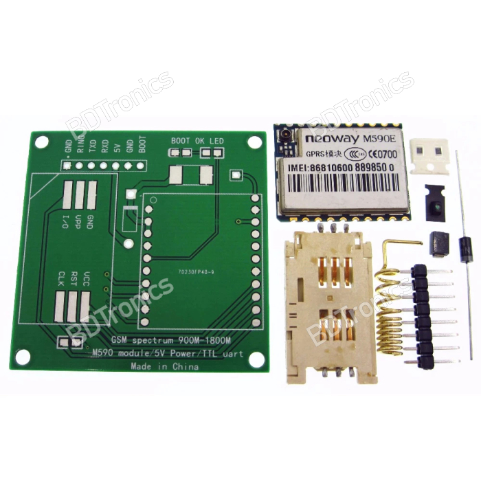 M590 GPRS GSM 900M-1800M SMS Module DIY Kit SIM Module TCP UDP Module ...