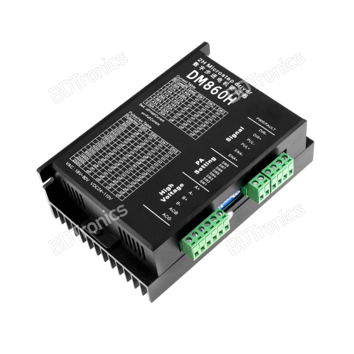 DM860H Original DSP High Current 7.2A Stepper Motor Driver Controller with Fan for NEMA 23 NEMA ...