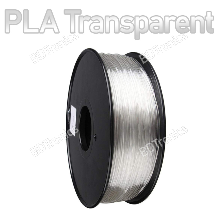 PLA Transparent 1KG 1.75mm Filament for 3D Printer (Hello3D Brand ...