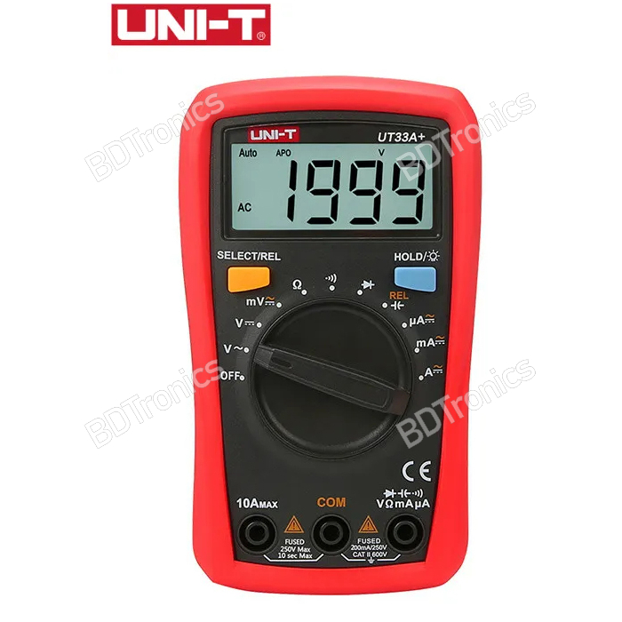 UNI-T UT33A+ Palm Size Digital Pocket Multimeter price in BD