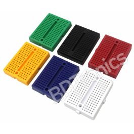 Mini Size Breadboard 170 Points Solderless Modular Prototype Breadboard ...