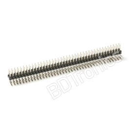Male Pin Header Single Row 2x40 Pins 2.54mm Pitch Connector (L Shaped) price in BD