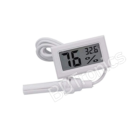 Digital Humidity Thermometer Hygrometer Temperature Meters Gauge Indoor ...