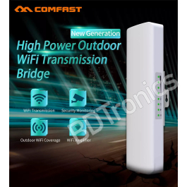 Comfast CF-E314 V2 2.4GHz Outdoor WiFi CPE 5KM Long Range P2P WiFi ...