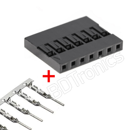 7P Dupont Connector Jumper Wire Cable Housing Male Pin 2.54mm Pitch ...