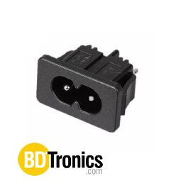 2 Pin AC Plug Panel Mount Connector in Bangladesh
