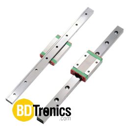 Stainless Steel MGN9H Liinear Guide 300mm with Sliding Block for 3D ...